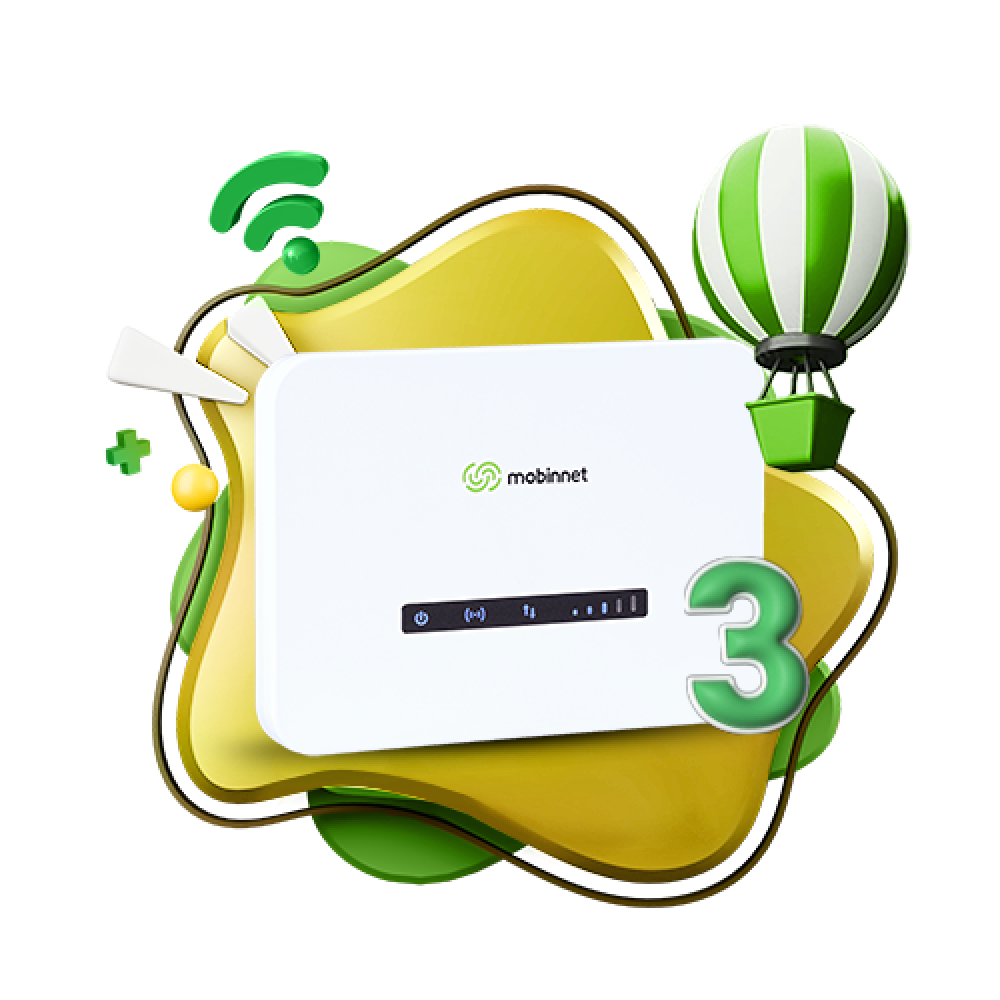 مودم مبین نت 6200 با بسته 3 ماهه 30 گیگ